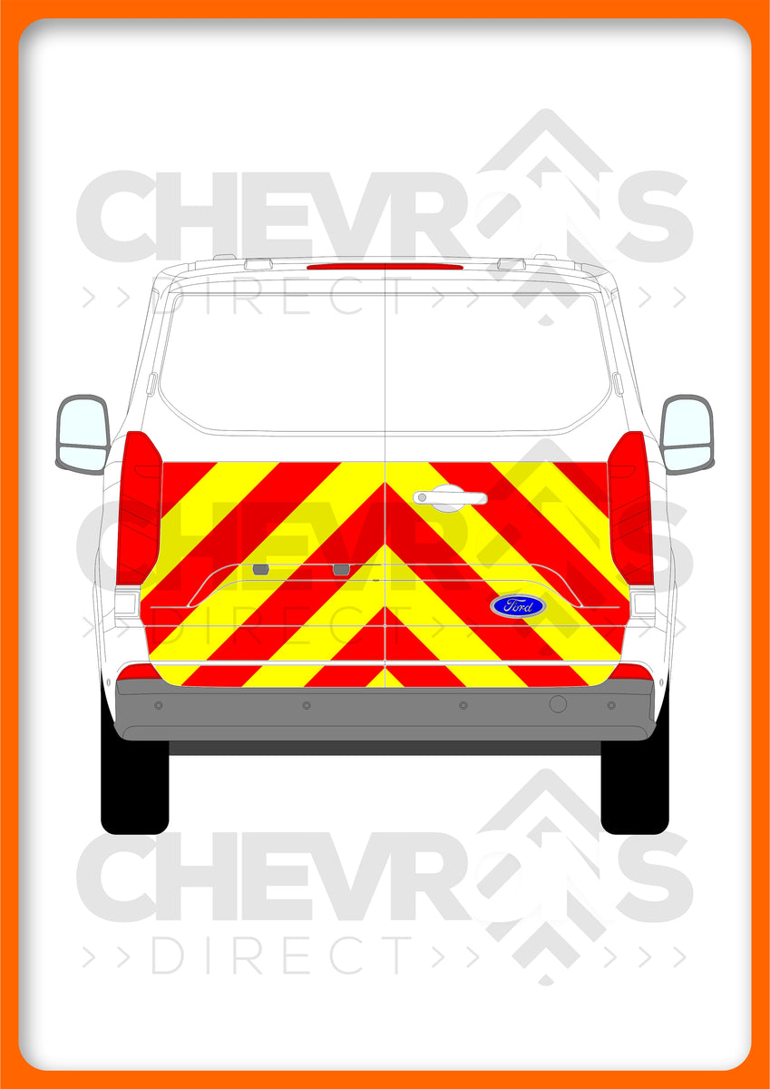 Ford Transit Custom H1 2024-present model rear chevron kit – Chevrons ...