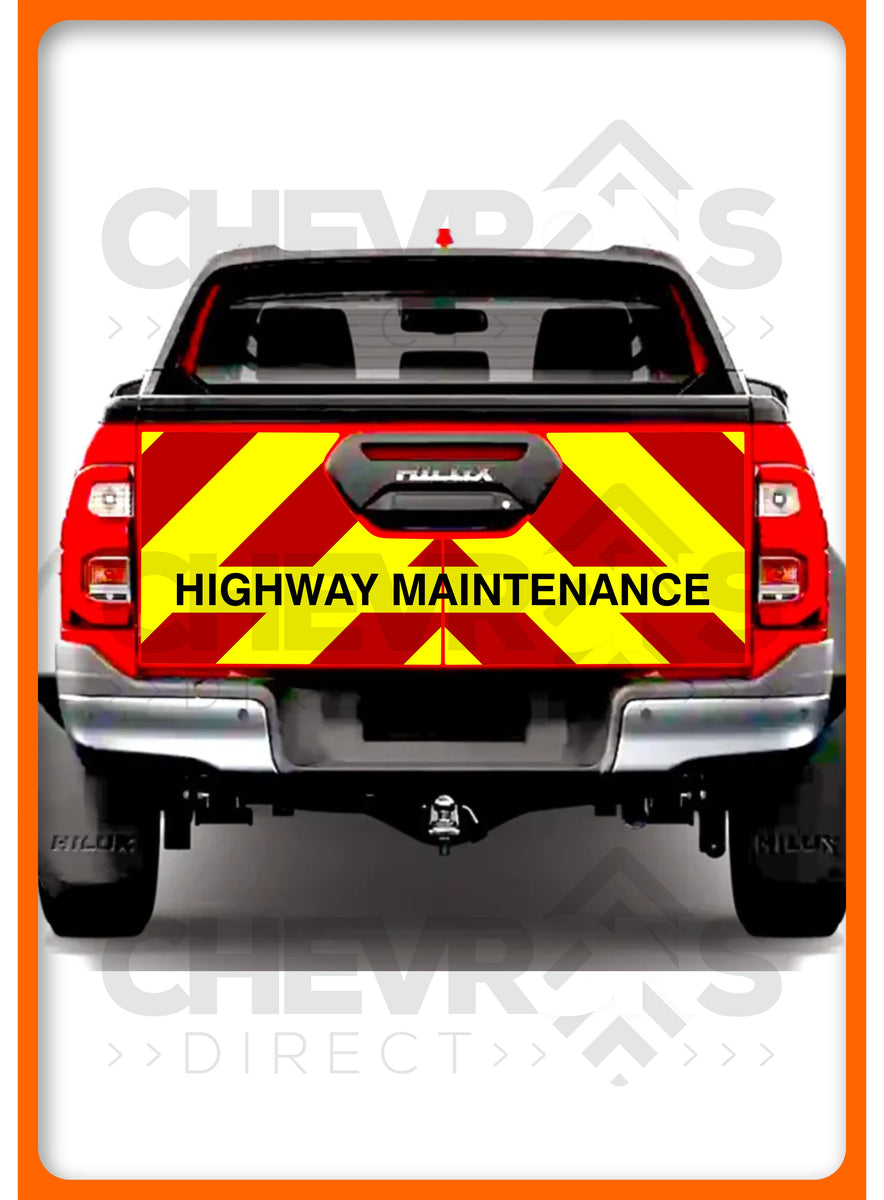 Toyota Hi-Lux 2023-present model rear chevron kit – Chevrons Direct