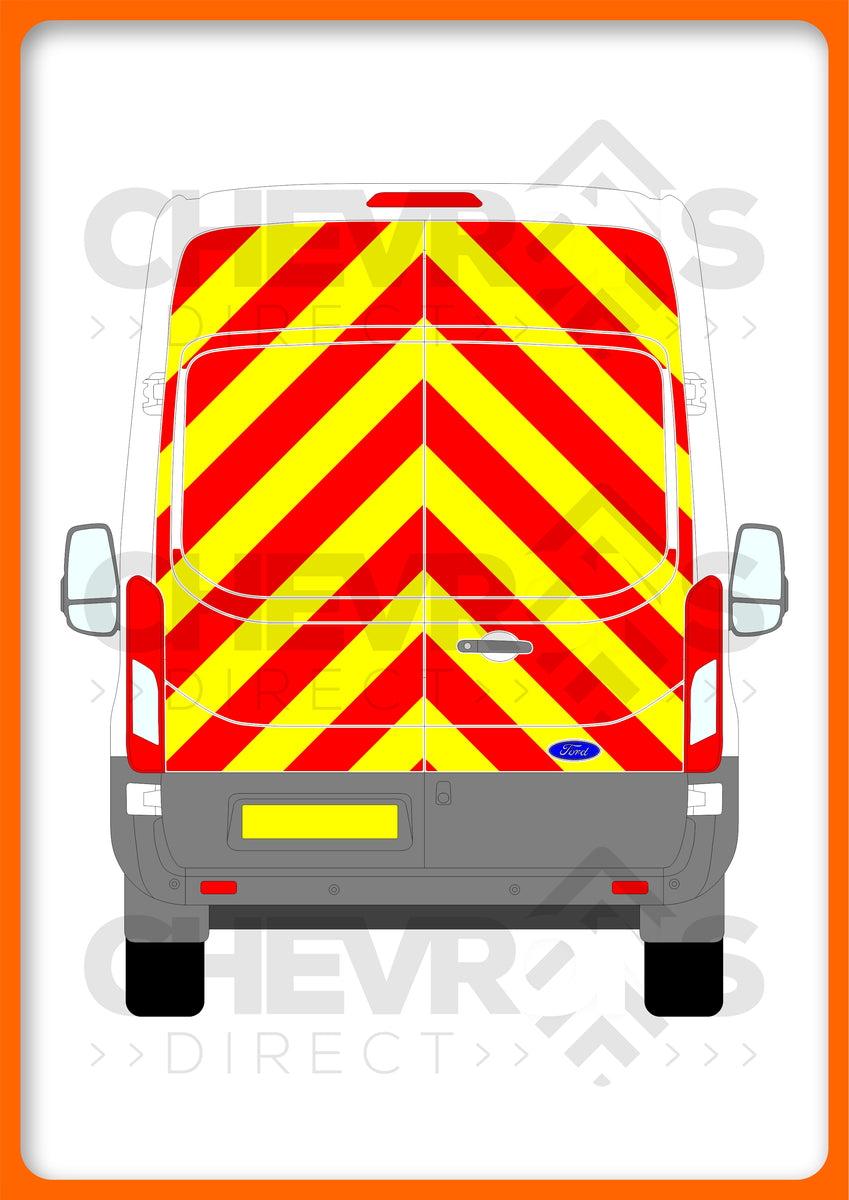 Ford Transit H3 2014-present model rear chevron kit – Chevrons Direct