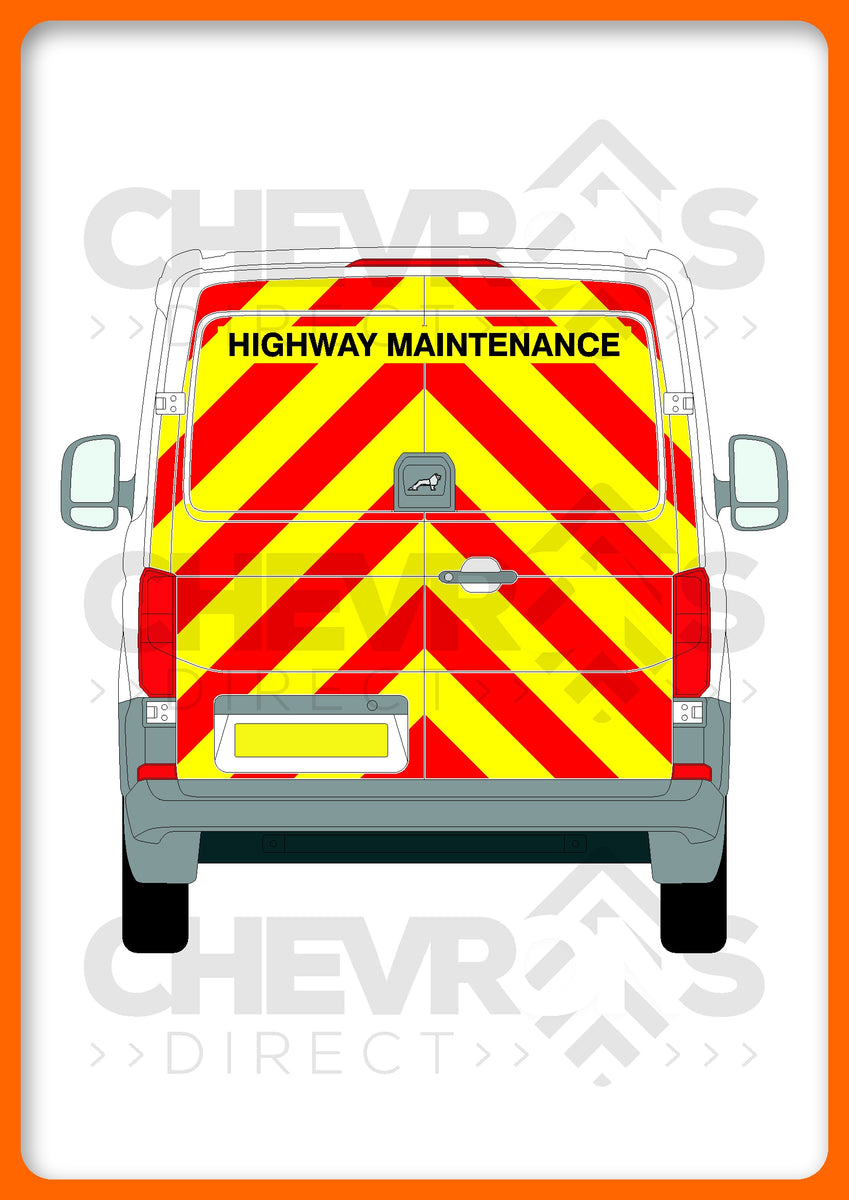 MAN TGE H1 2017-present model rear chevron kit – Chevrons Direct