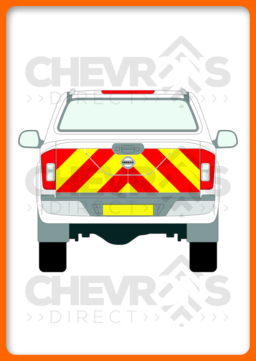 Nissan Navara 2014 - present (NP300) model rear chevron kit – Chevrons ...