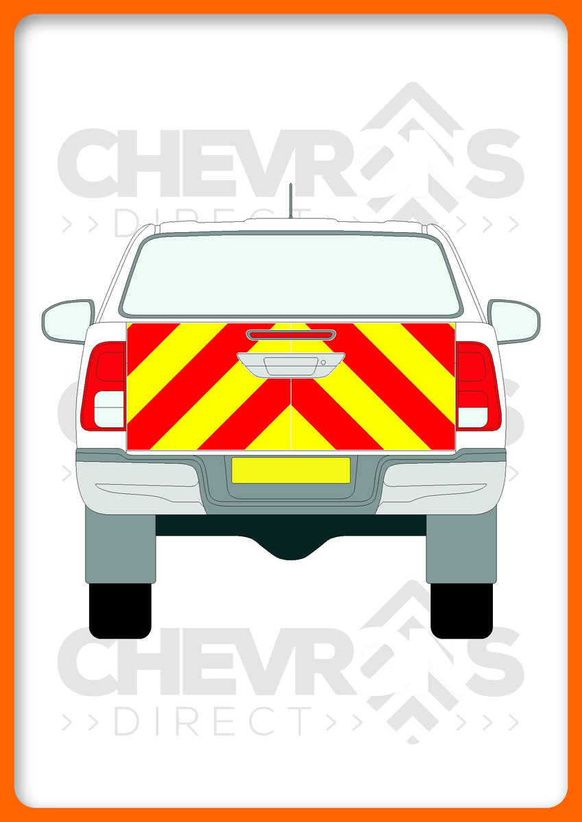 Toyota Hi-Lux 2016-2022 model rear chevron kit – Chevrons Direct